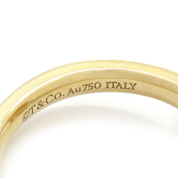 Tiffany & Co. | Bags | Tiffany 75 Yg 8k Ring T One Diamond Ring Yellow ...